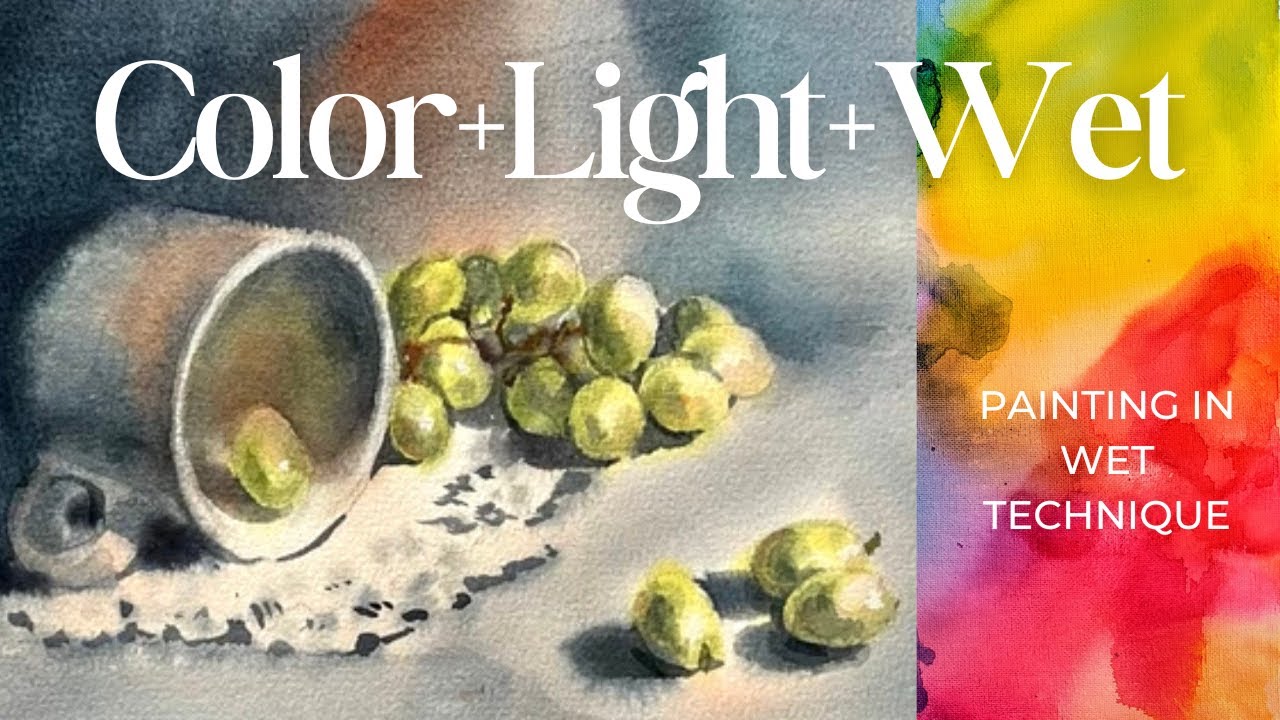 For the Wet Technique We Need 3 components - Wet Paper, the Color ...