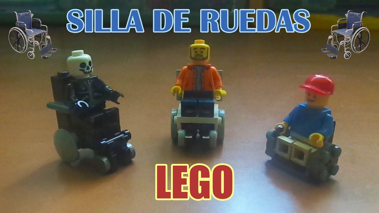 Como hacer sillas de ruedas Lego (Mr :P) - YouTube