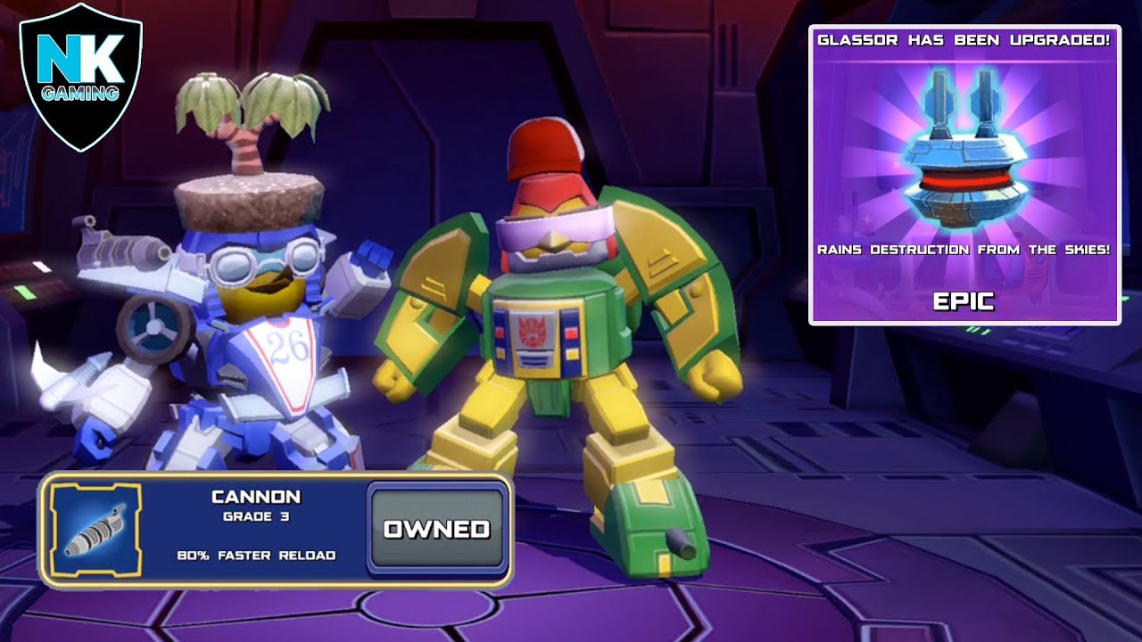 Angry Birds Transformers 2.0 - Preview Of Grade 3 Mirage & Glassor ...