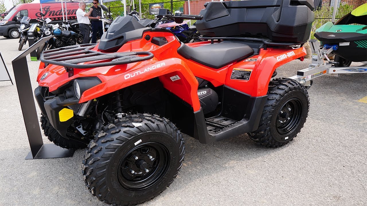 2019 CAN AM OUTLANDER 570 ATV - YouTube