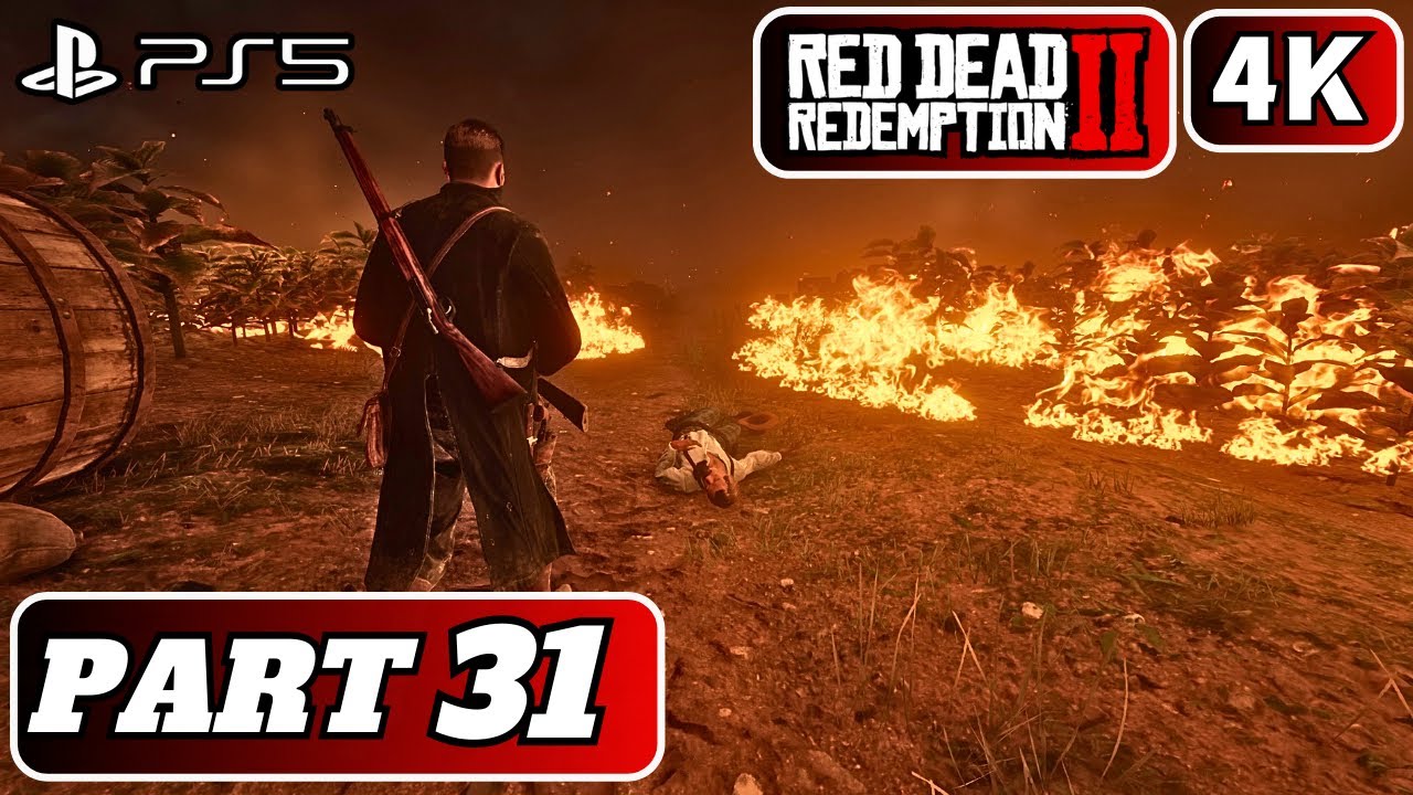 Red Dead Redemption 2 - Burning Tobacco Fields With Sean Part 31 - (PS5 ...