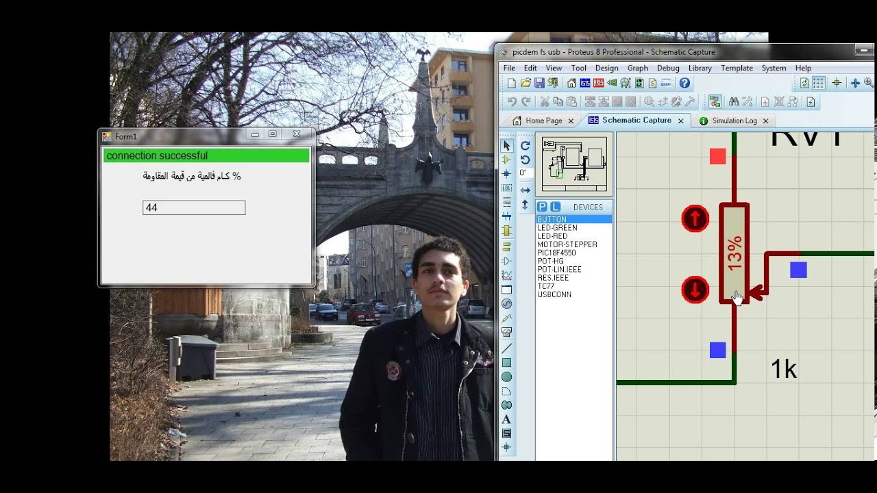 analog input usb simulation - YouTube