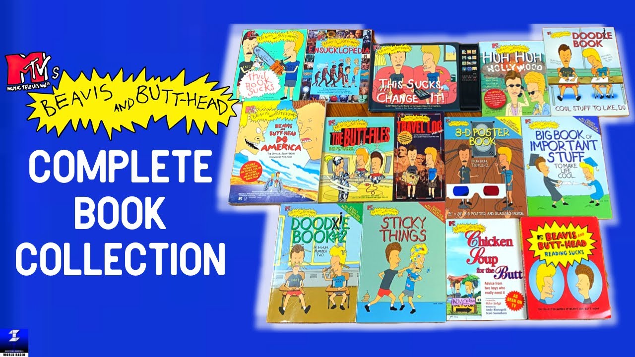 Every Beavis and Butt-Head Book (1993-2005) - YouTube