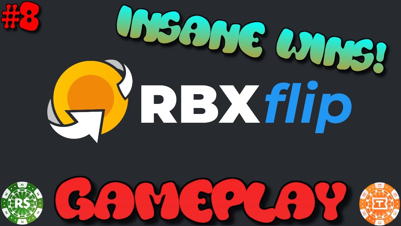 RBXFlip Gameplay #8 - Huge Wins! - YouTube