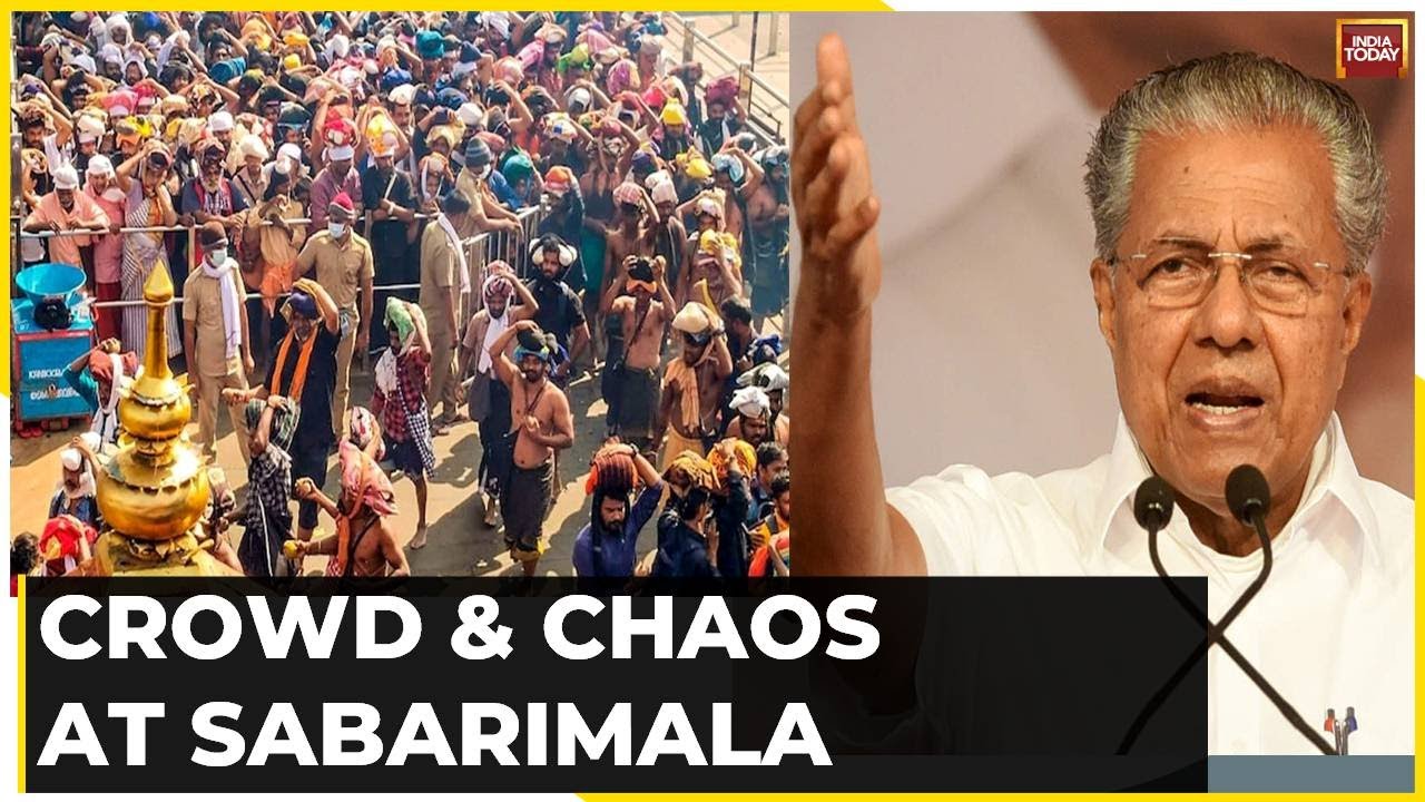 Massive Crowd Of Devotees At Sabarimala: Kerala Govt Under Fire Over ...
