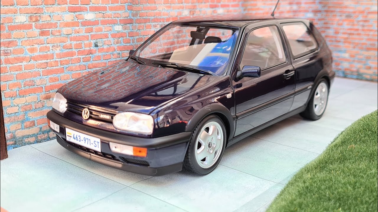 1:18 Volkswagen Golf III VR6 1996 dark blue metallic Norev Diecast ...