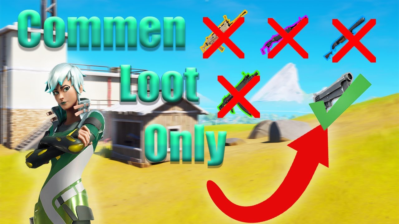 The Common loot only challenge very hard - YouTube