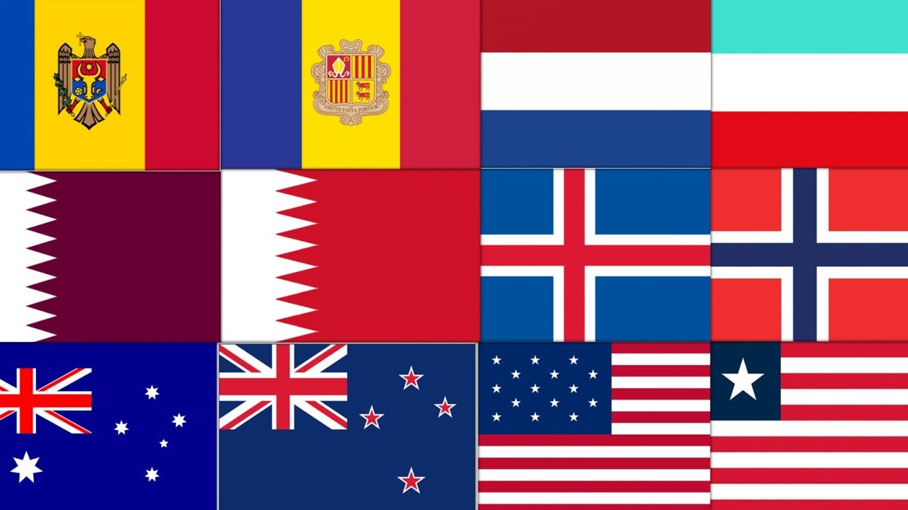 Countries with similar flag - Similar flags - YouTube
