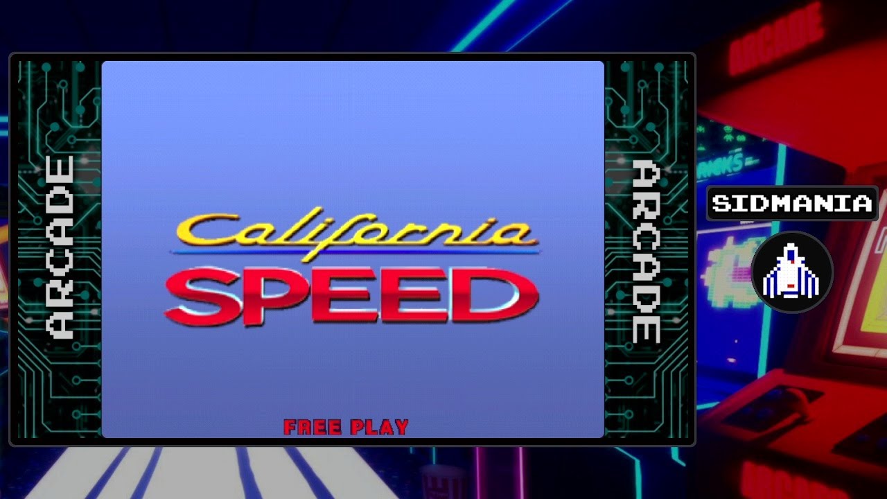 CALIFORNIA SPEED - ARCADE DEMONSTRATION - YouTube