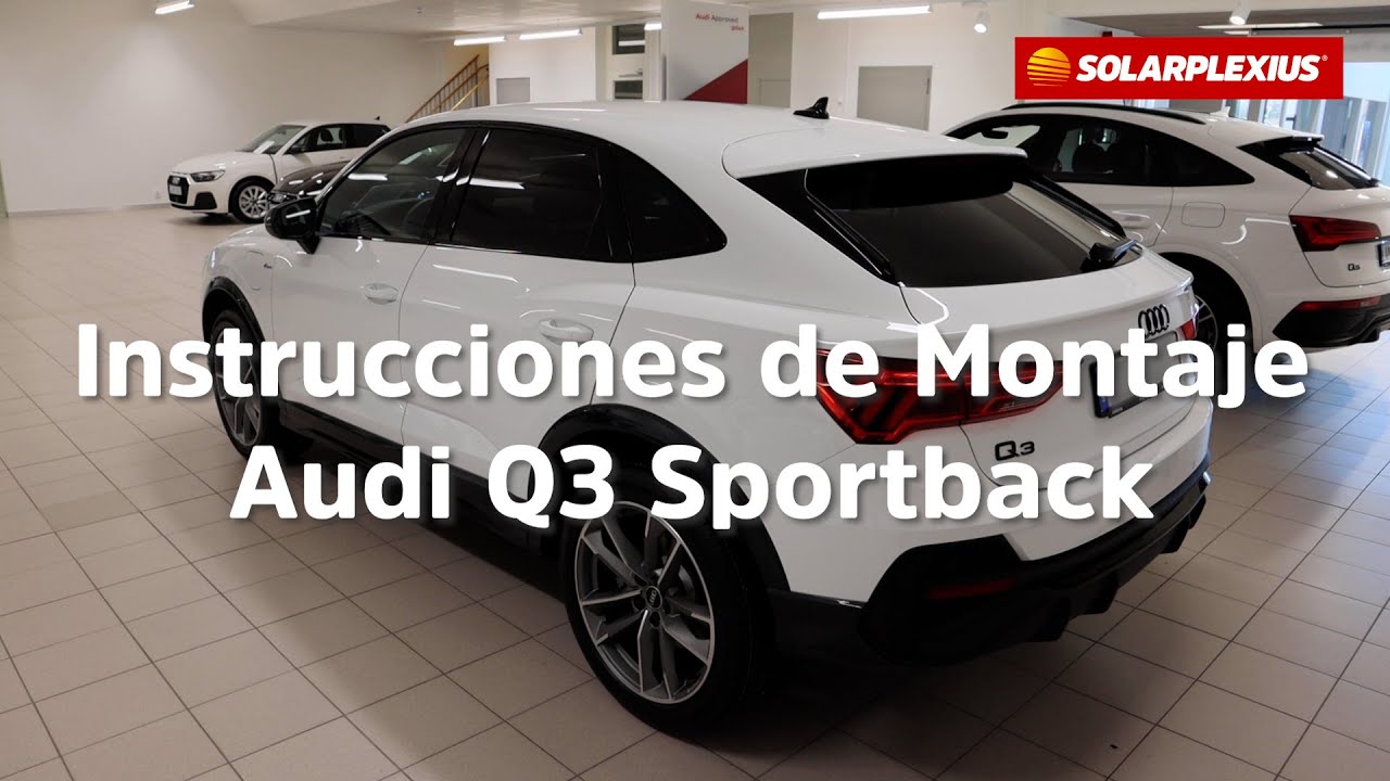 Instalación de tintado de lunas Solarplexius en Audi Q3 Sportback - YouTube