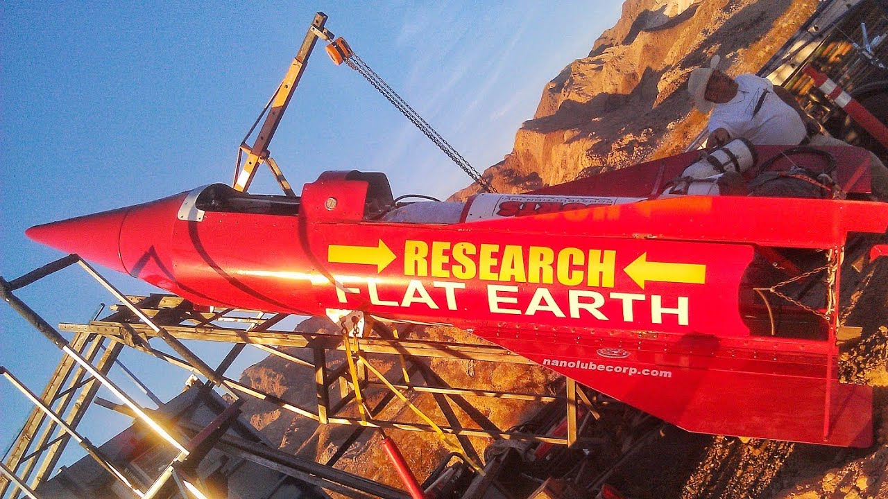 remembering Mad Mike Hughes RESEARCH FLAT EARTH Red Rocketship 2017 ...