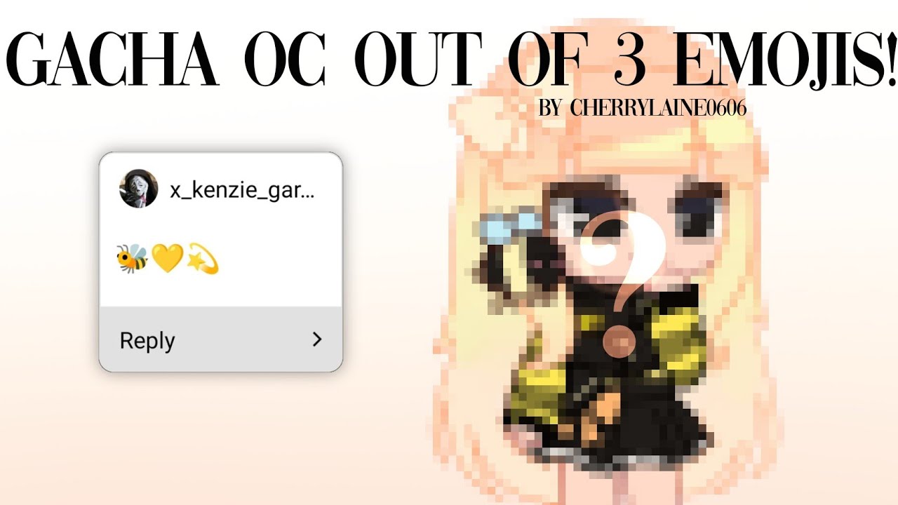 Creating gacha club characters using three emojis // ibispaintx - YouTube
