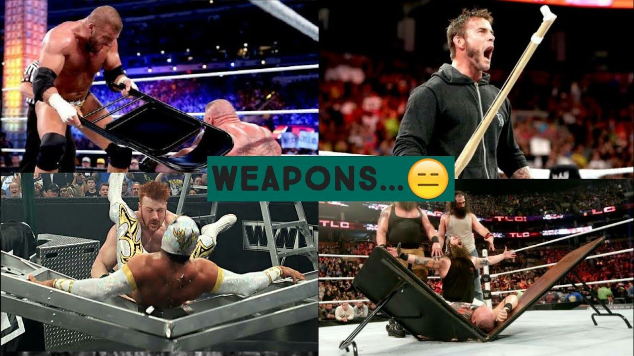 Are WWE Weapons real or fake ?? 😯😉 - YouTube