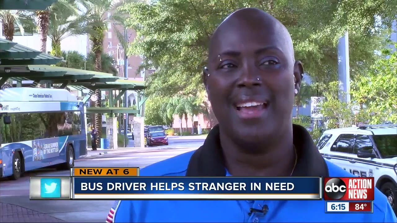 Bus driver stopped to help an elderly woman but was warned, 'Don't get ...