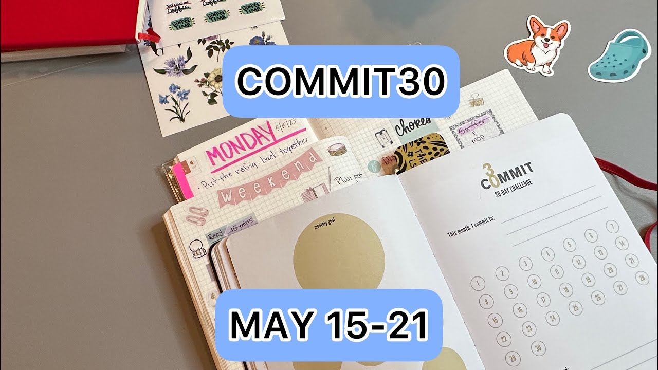 PLAN WITH ME | COMMIT 30 - YouTube