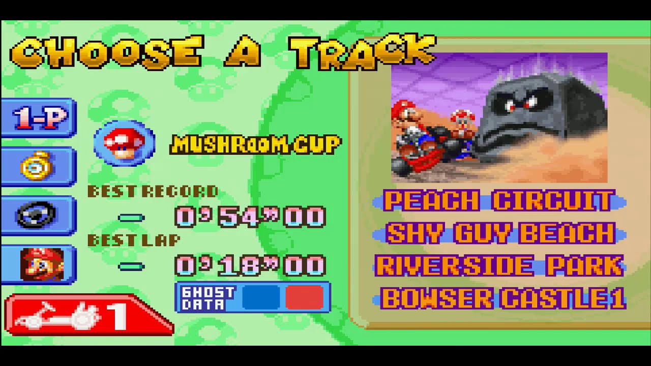 Mario Kart: Super Circuit - All Tracks / Todas las pistas - YouTube