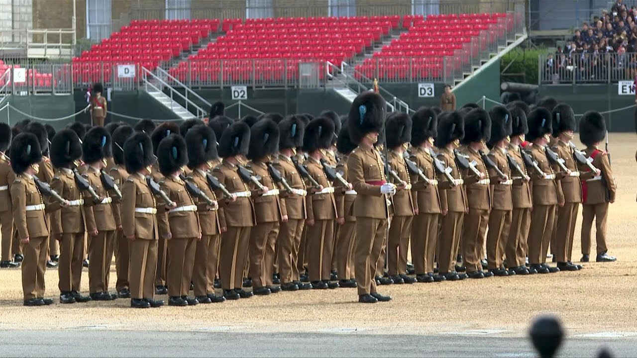 Final run-through of Queen's birthday parade before jubilee ...