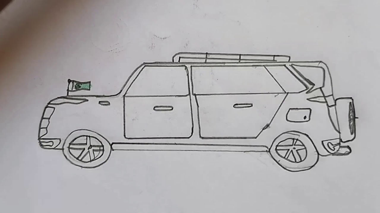 Fortuner drawing for kids / Daily painting - YouTube