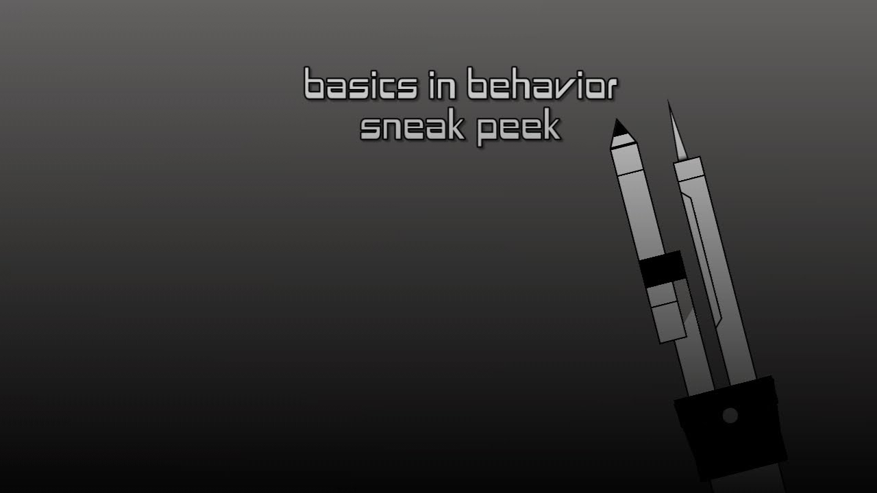 "basics in behavior" sneak peek - YouTube
