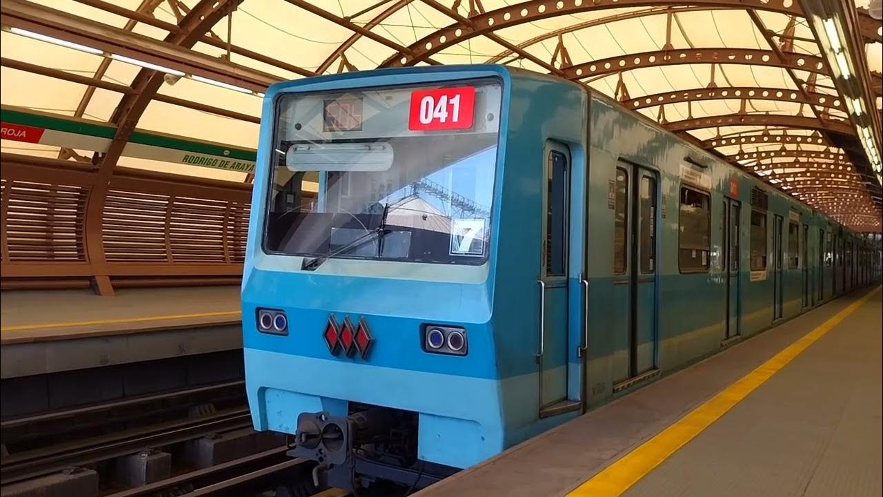 NS-93 2056, NS-74 3041 y NS-16 2144 en Rodrigo de Araya, línea 5 - YouTube