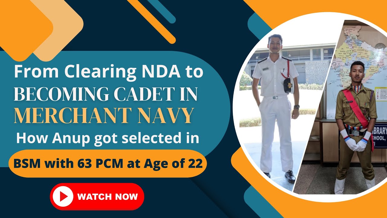 From Clearing NDA to becoming Cadet in Merchant Navy. | How Anup got ...