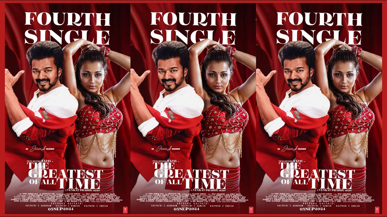 The GOAT Fourth single🔥🔥| Thalapathy Vijay | Venkat🙏Prabhu | #V4T - YouTube