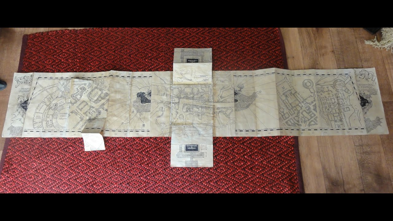 Homemade Marauder's Map - Progress Update 4 - YouTube