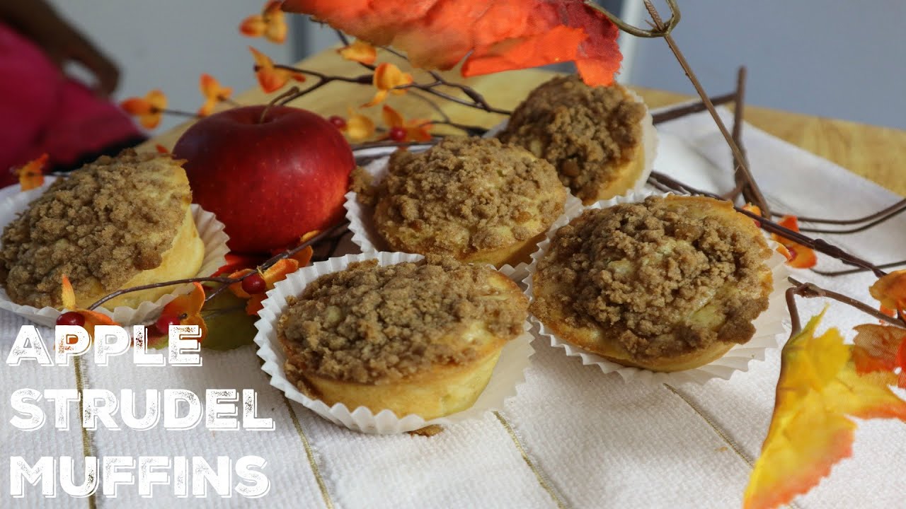 How To Make Apple Strudel Muffing - YouTube
