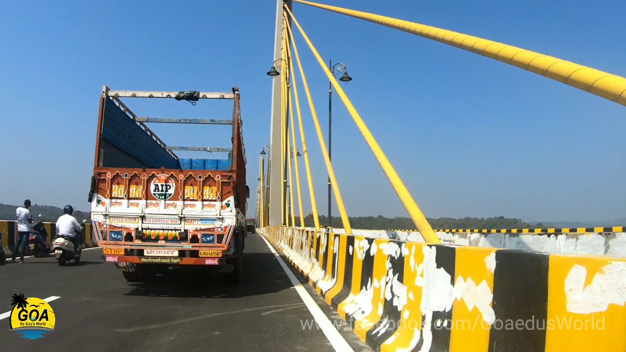Goa on wheels - 1st drive across Atal Setu Bridge - YouTube