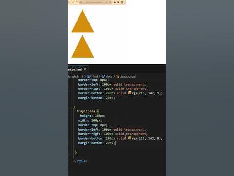 CSS tricks: Trapezoidal shape using CSS #htmlcss #css #webdevelopment #frontenddevelopment #html ...