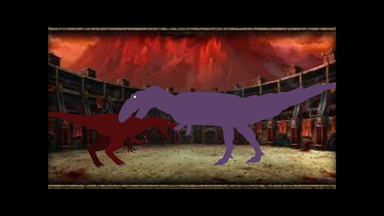 AODC Allosaurus vs Mapusaurus - YouTube