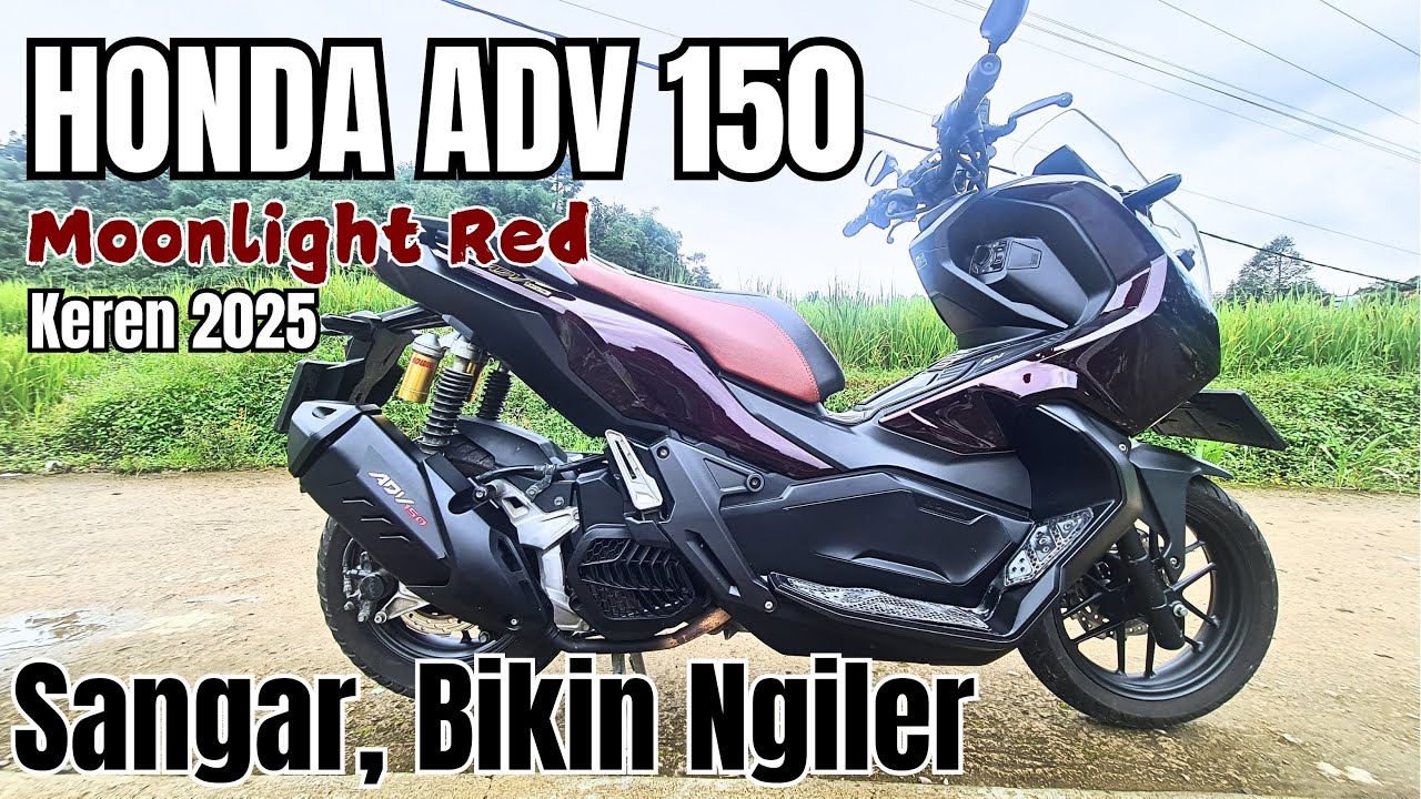 "Honda ADV150 Moonlight Red, Modifikasi Paling Keren 2025!" - YouTube