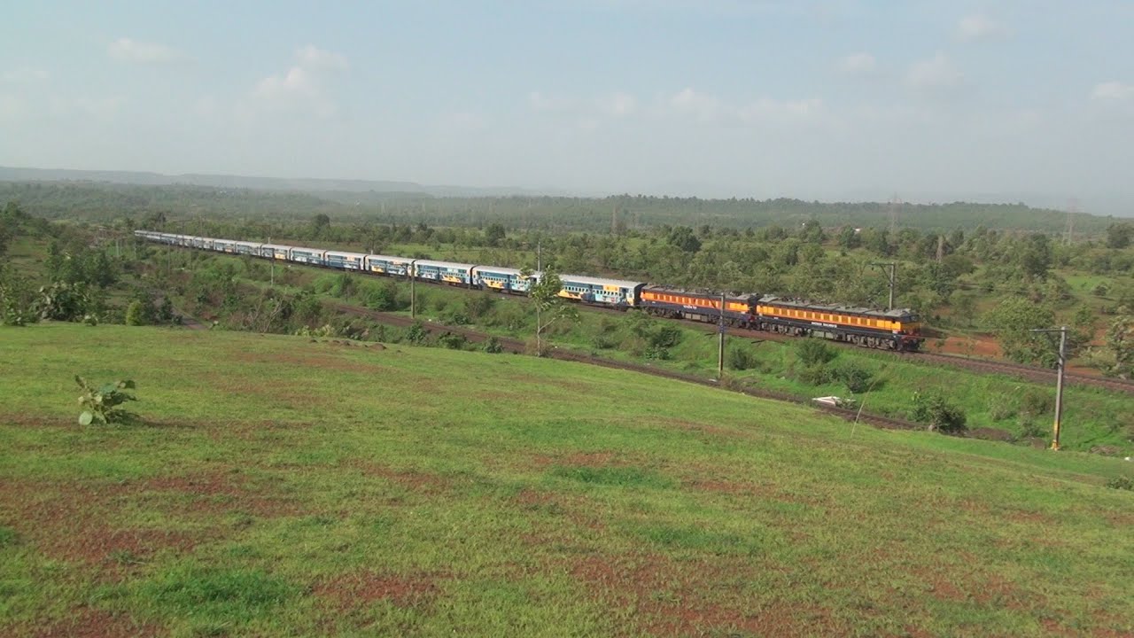 Captivating Aerial View of Bhusawal Mumbai Cst Passenger between Kasara ...