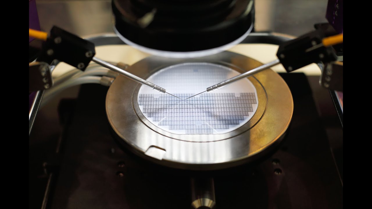 Wafer Probing I Semiconductor wafer Manufacturing - YouTube