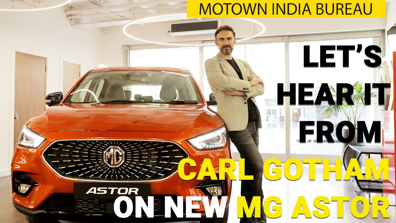 What is MG Astor SUV all about? | Carl Gotham of MG Global Design ...