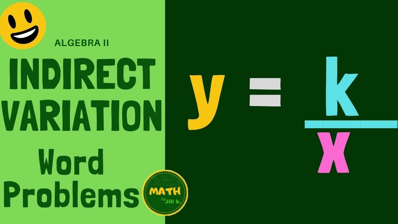How to Solve Indirect Variation Word Problems 4 Examples inc Fractions ...