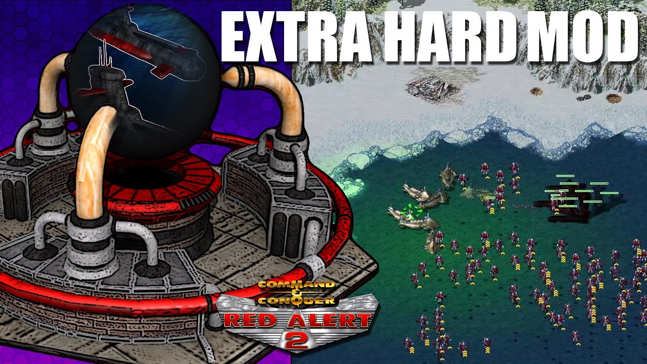 Red Alert 2 | Extra Hard Mod | This time no short game, taking out ...