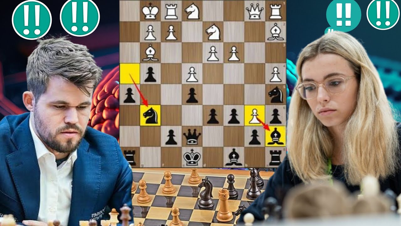 Awesome Chess match: 03 By Anna cramling vs Magnus Carlsen - YouTube