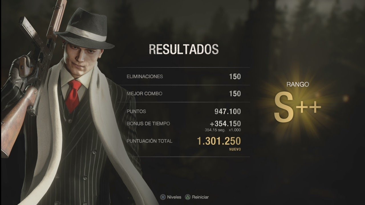 Resident Evil 4 Remake mercenarios Leon Mafia Aldea Rango S++ Combo 150 ...