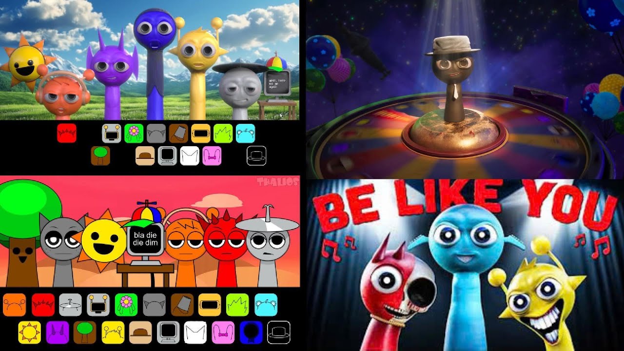 Incredibox Sprunki Original 3D VS Fake Sprunki 3D New Horror Version ...