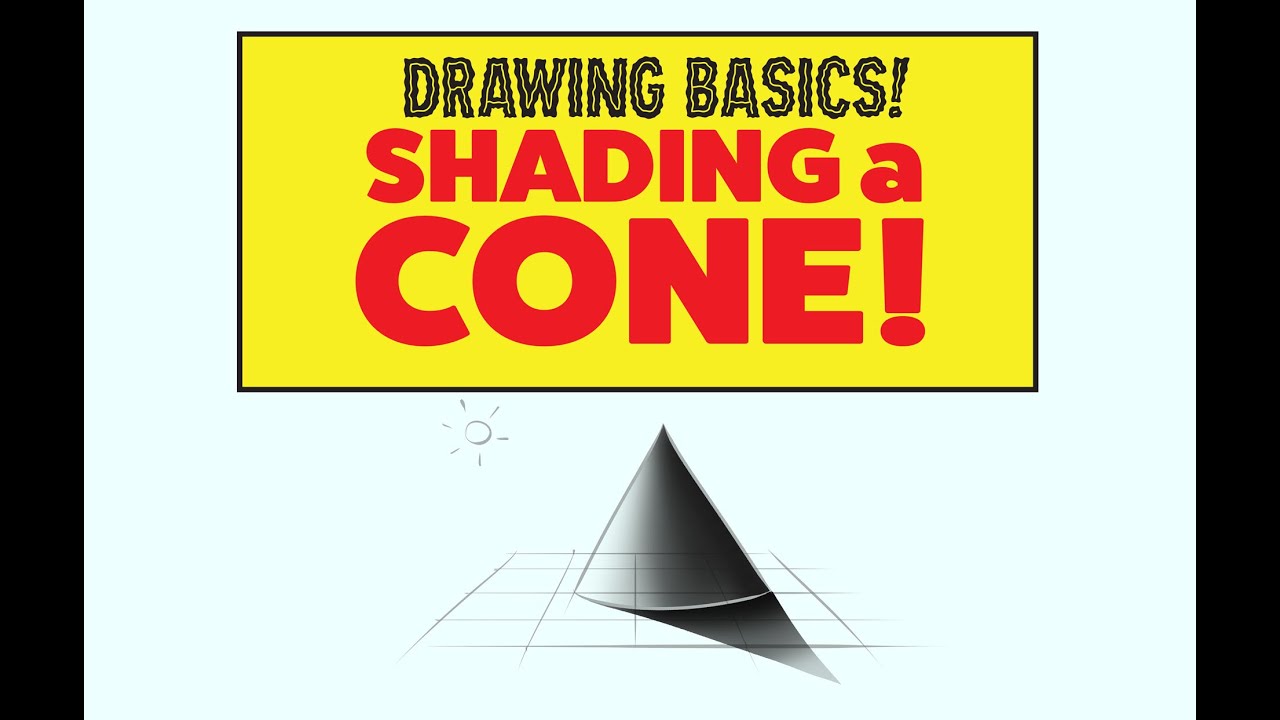 Digital Drawing Basics: Shading a Cone - YouTube