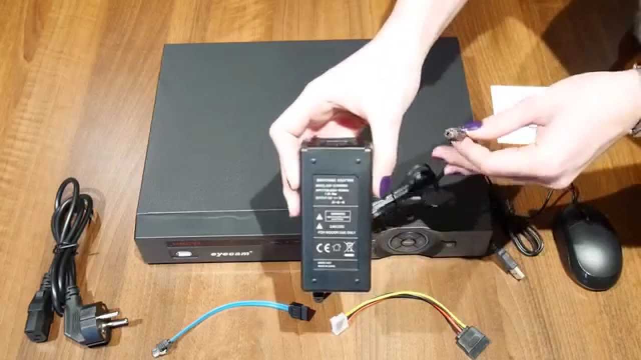 DVR HDCVI full HD 1080P 4 canale Eyecam EC-CVR3101 - www.1cctv.ro - YouTube