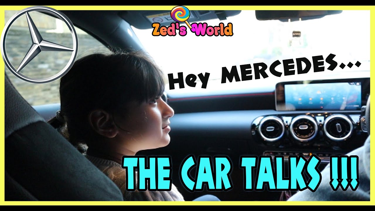 The talking Mercedes MBUX car (Hey Mercedes) - YouTube
