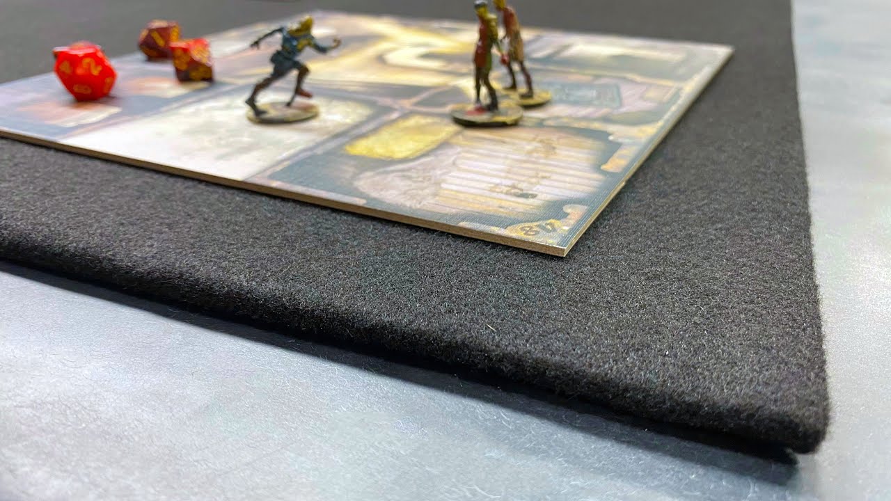 Building a DIY Felt Tabletop Table Topper - YouTube