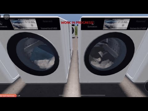 Roblox: laundroware, LG wash race - YouTube