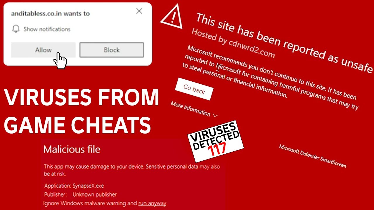 How many viruses can you get from downloading game cheats? - YouTube