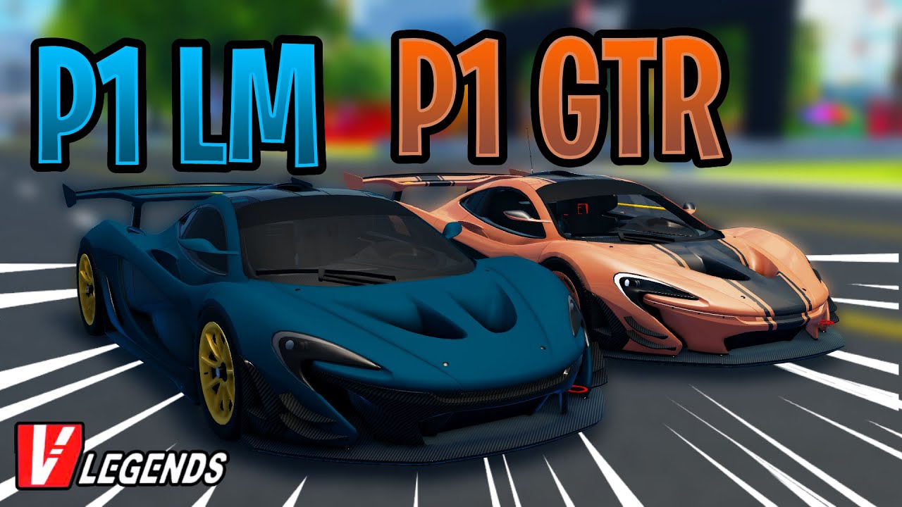 Mclaren P1 LM VS P1 GTR in Vehicle Legends Roblox! - YouTube