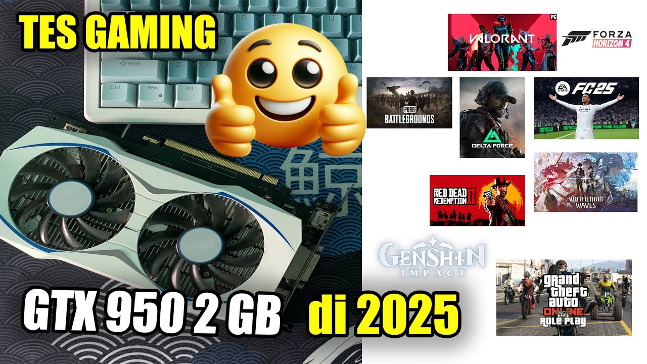 Tes Gaming VGA Card GTX 950 2 GB - YouTube
