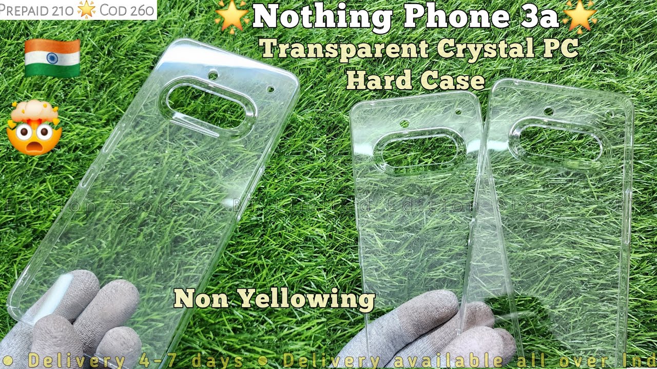Nothing Phone 3a Transparent Back Cover ! Nothing Phone 3a Best Back ...