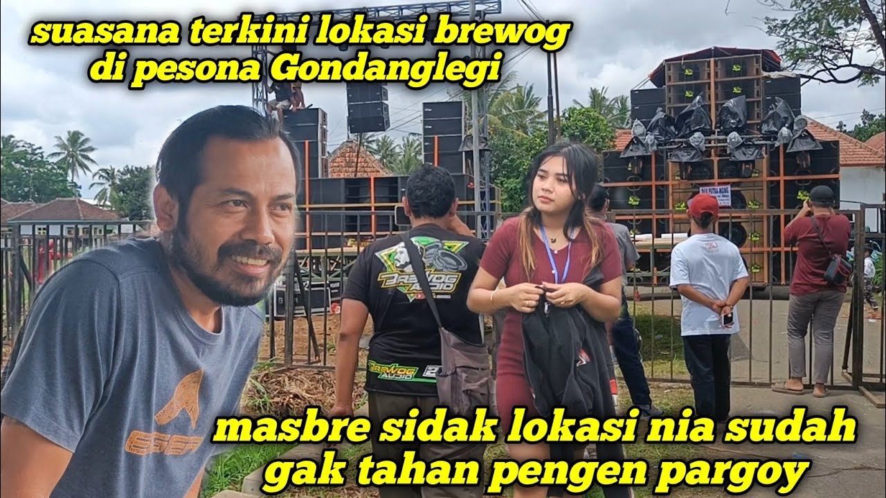 masbre sudah hadir di lokasi. suasana terkini brewog sebelum dibunyikan ...